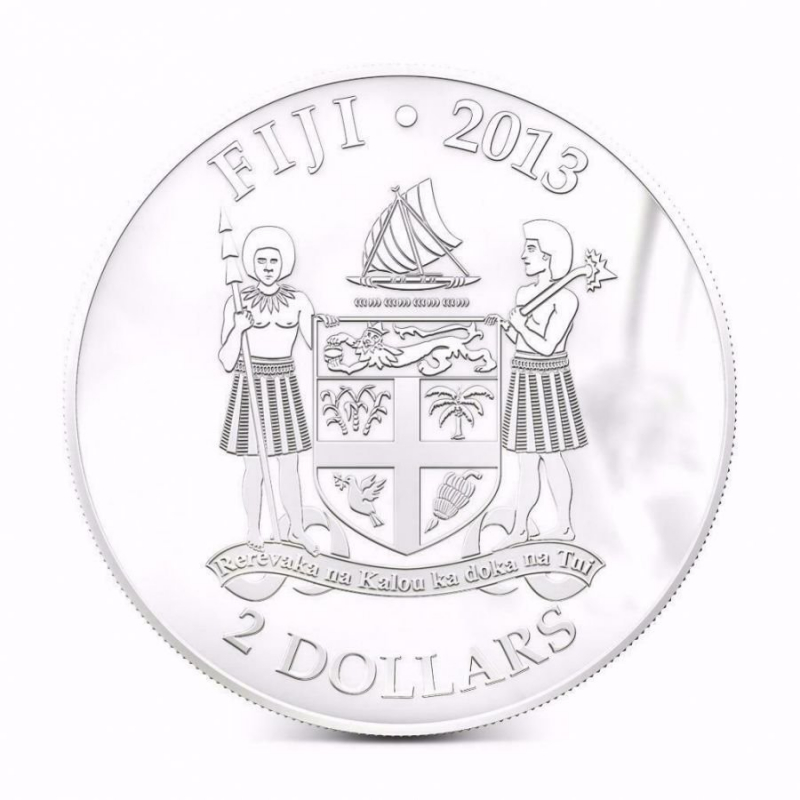 BASSET PES Kočky a psi 1 oz stříbrná mince 2013 | Premeland