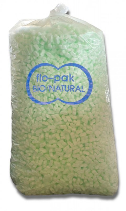 BIO Fixační výplňový materiál FLO-PAK GREEN | sos-krabice.cz