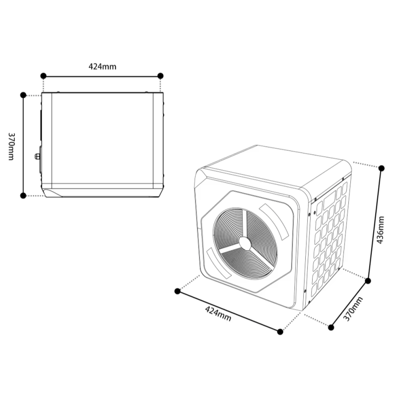 Mini-Wärmepumpe zur Beheizung von Pools – 4 kW | Spygeschaft.de