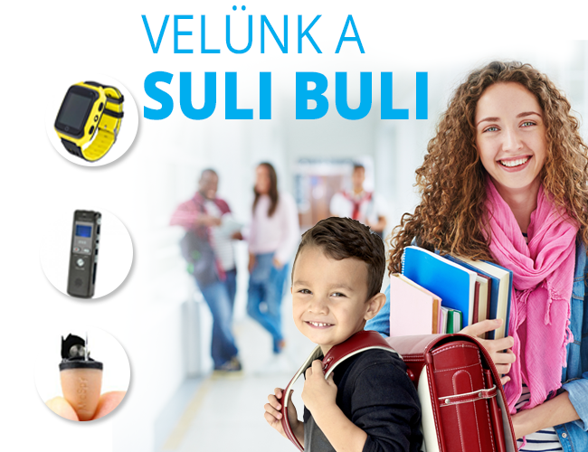 Velünk a suli buli | SPYstore.hu