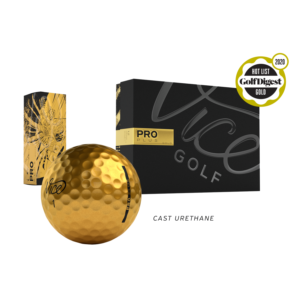 VICE PRO PLUS GOLD | VICE Golf