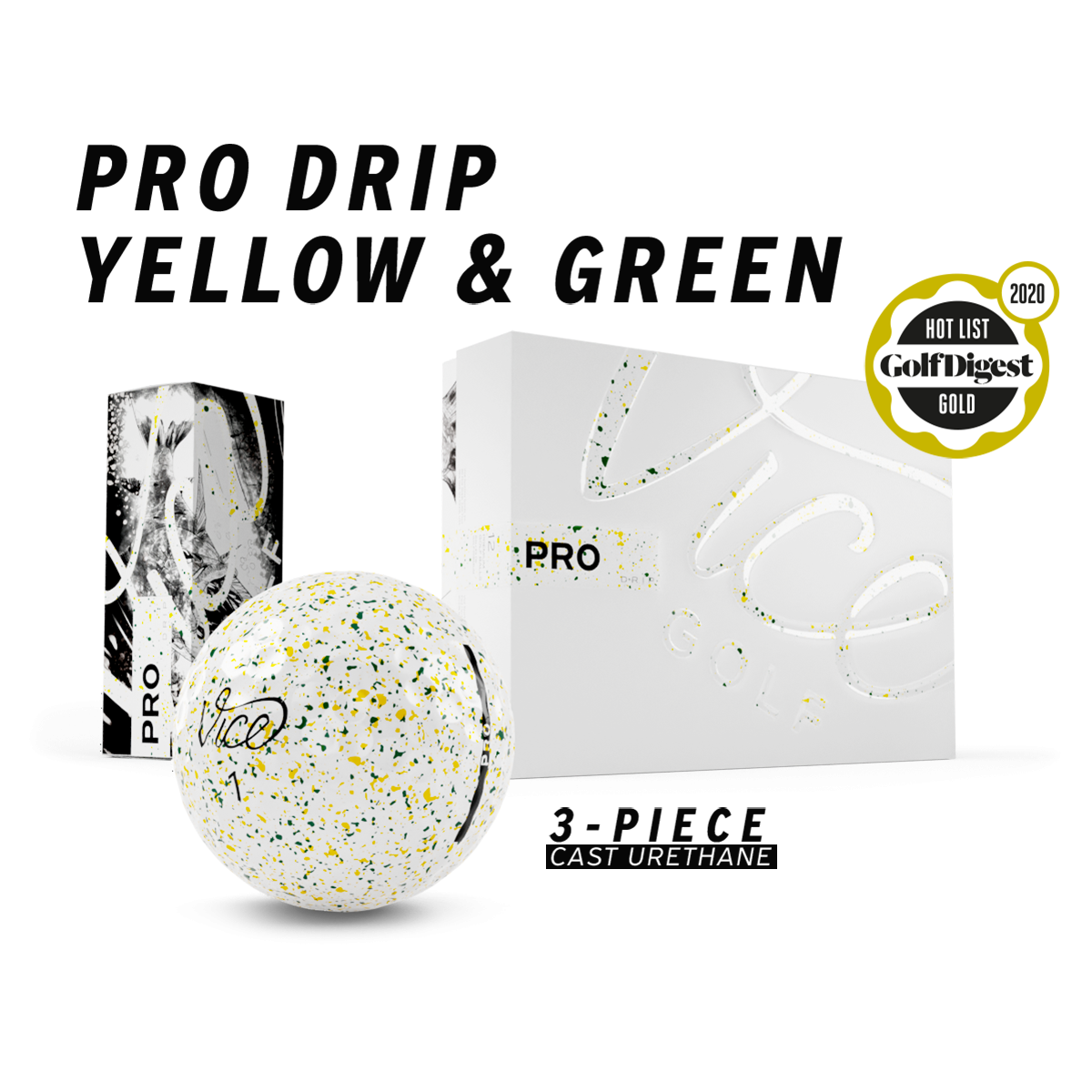 VICE PRO DRIP YELLOW GREEN | VICE Golf